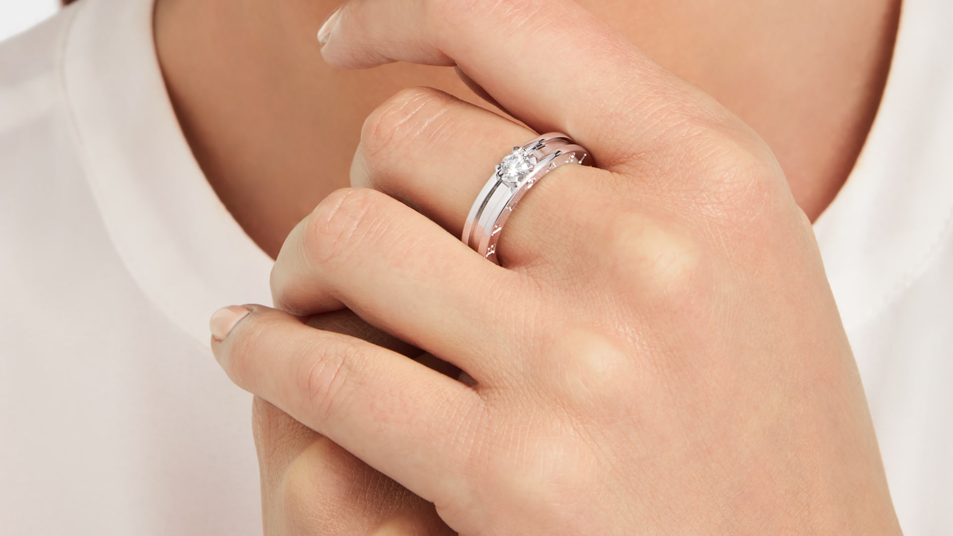 B.zero1 Ring White Gold 358380 | Rings | Bvlgari Official Store