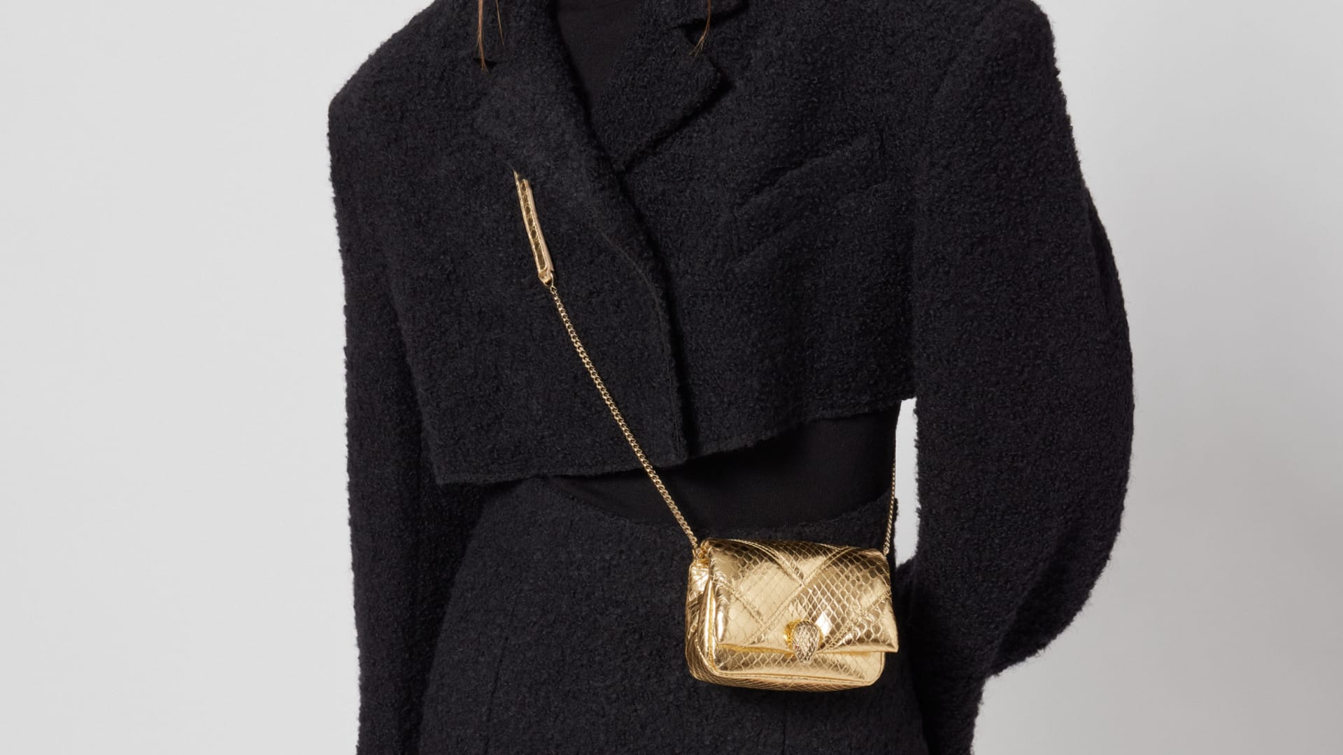 Serpenti Cabochon Micro Bag Python Leather 293456 | Micro Bags And ...