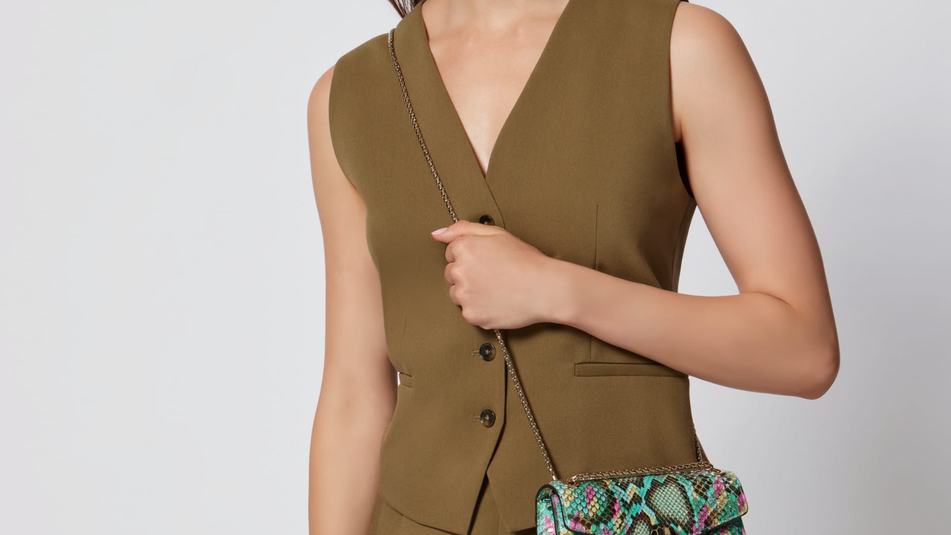 Serpenti Forever Day-to-night Shoulder Bag Python Leather 293877 | Bags ...