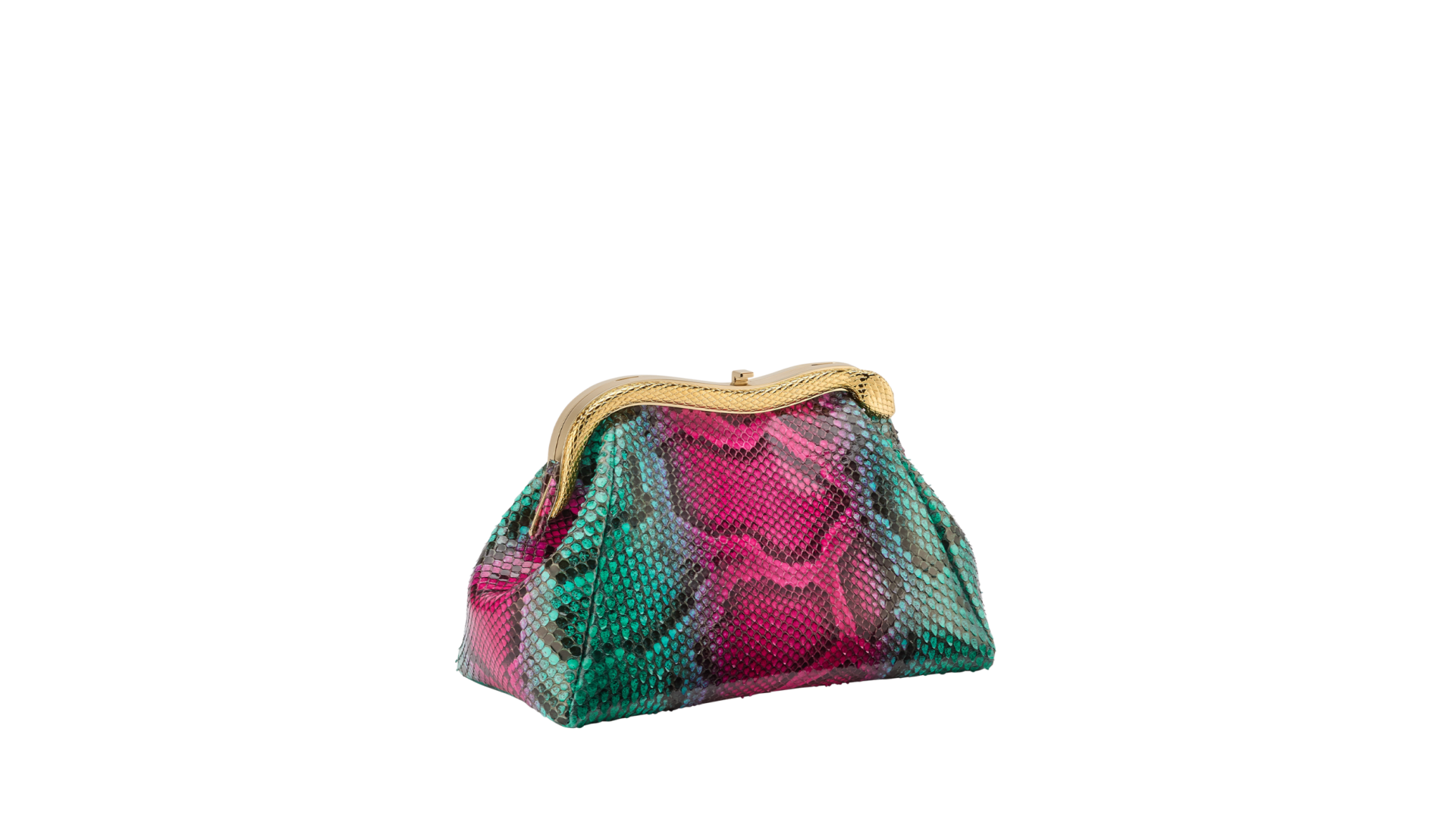Serpentine Pouch Python Leather 293370 | Bags | Bvlgari Official Store