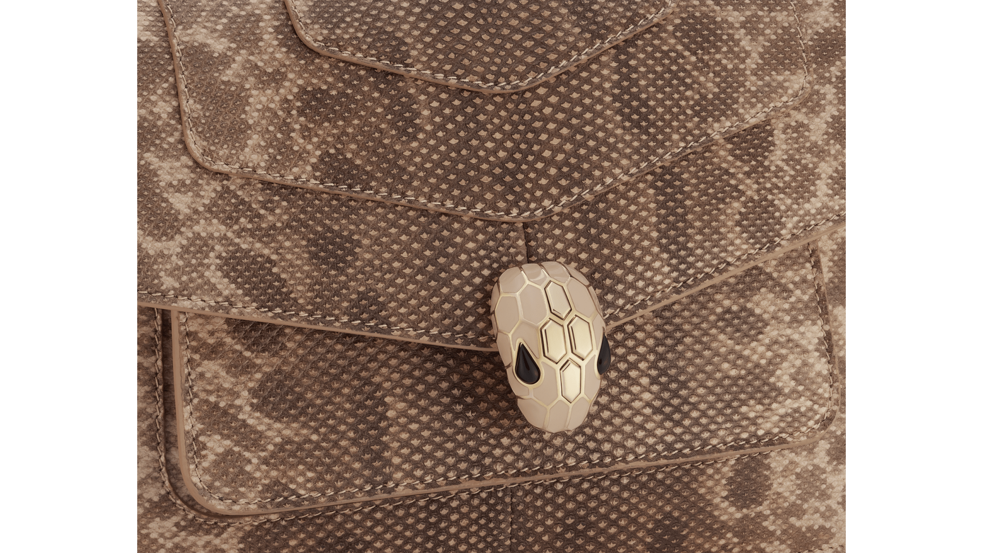 Serpenti Forever Shoulder Bag Karung Leather 293978 | Bags | Bvlgari ...