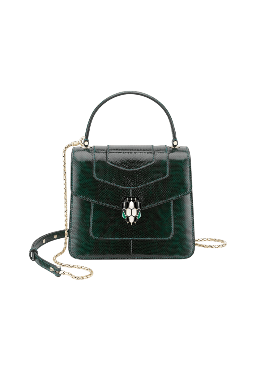 Serpenti Forever Crossbody Bag Karung Leather 290565 | Bags | Bvlgari ...
