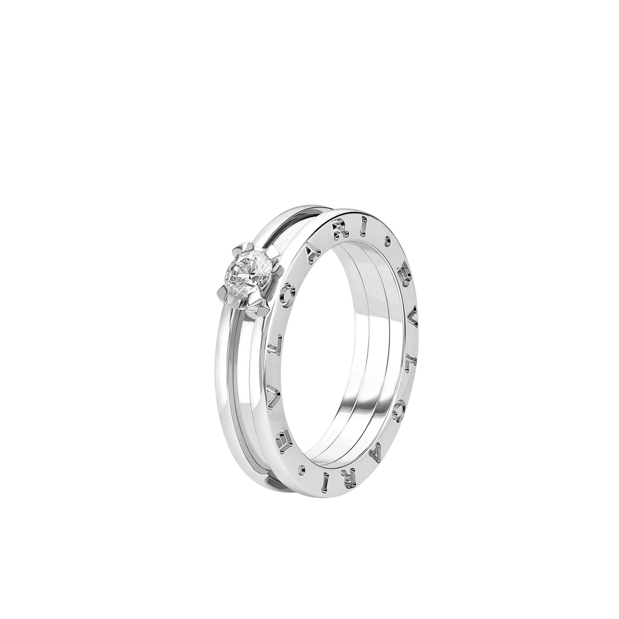 B.zero1 Ring White Gold 358380 | Rings | Bvlgari Official Store