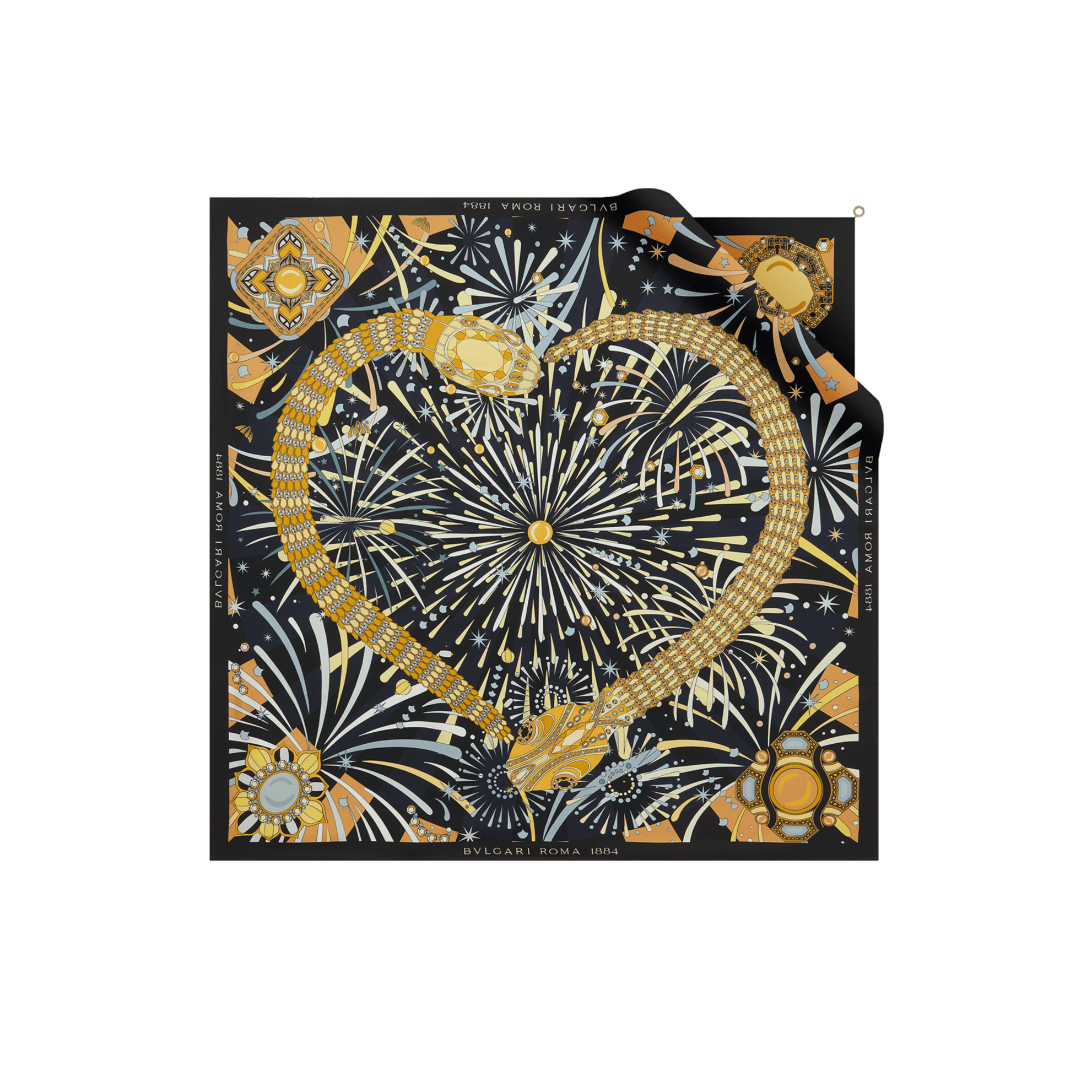 Serpenti Scarf Silk 246210 | Scarves | Bvlgari Official Store