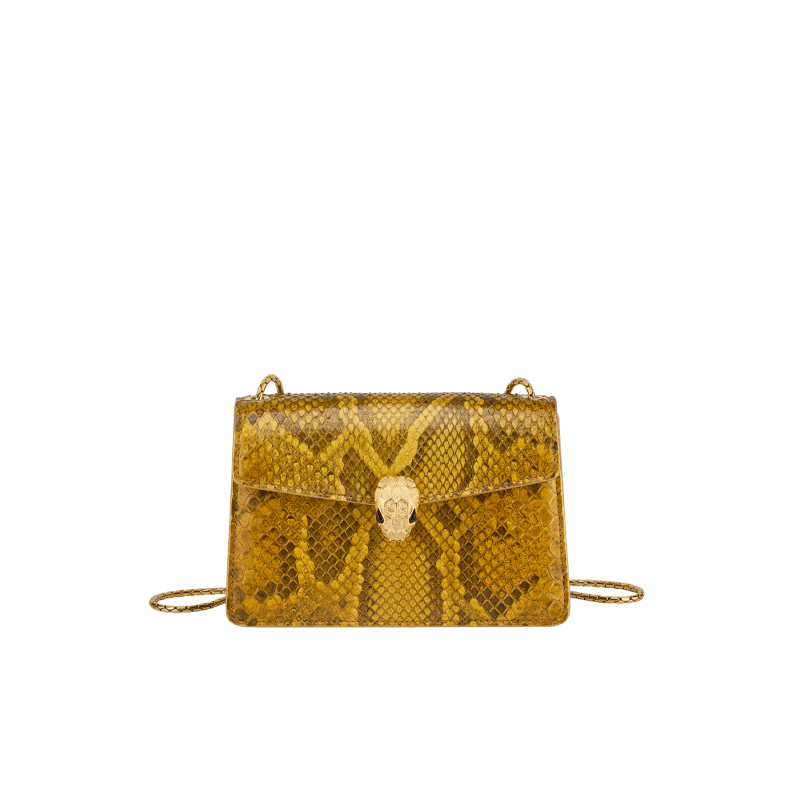 Serpenti Forever Crossbody Mini Bag Python Leather 292592 | Bags ...