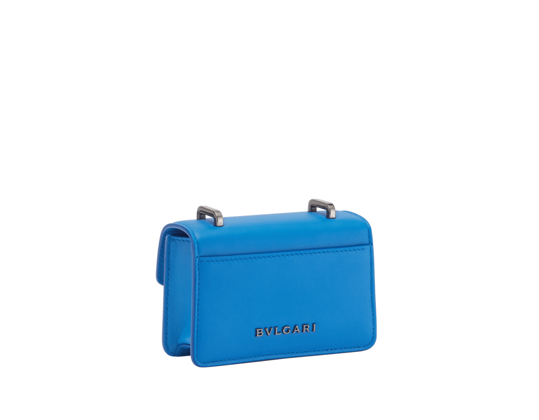 Blue Calf leather Serpenti Forever Micro Bag 293118 | Bvlgari