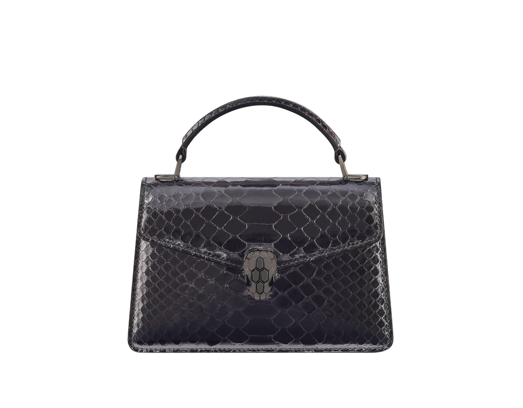 Serpenti Forever Mini Top Handle Bag Python Leather 293876 | Bags ...