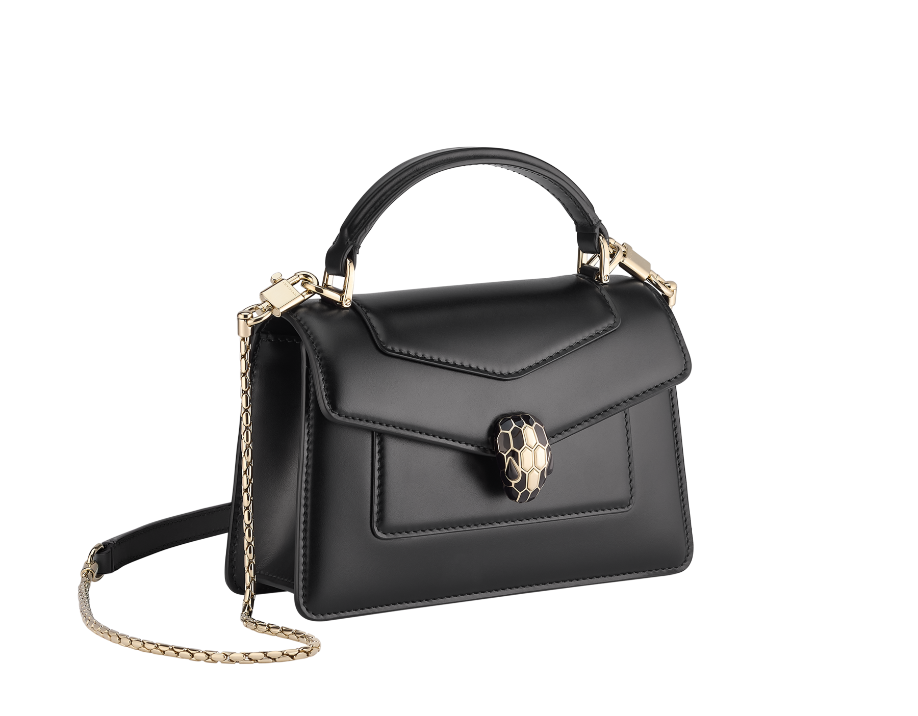 Serpenti Forever Mini Top Handle Bag Calf Leather 293667 | Bags ...