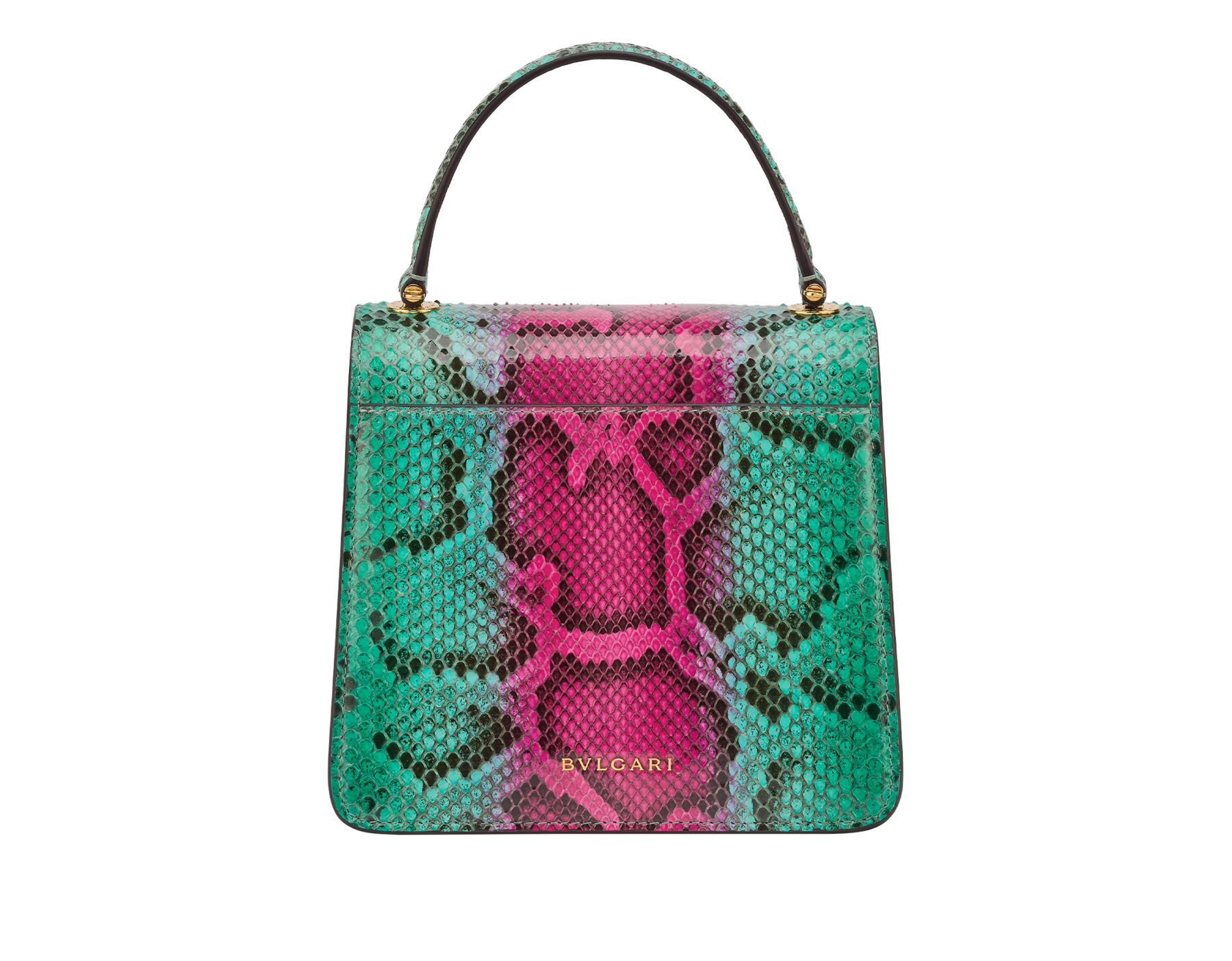 Serpenti Forever Top Handle Python Leather 293318 | Bags | Bulgari ...