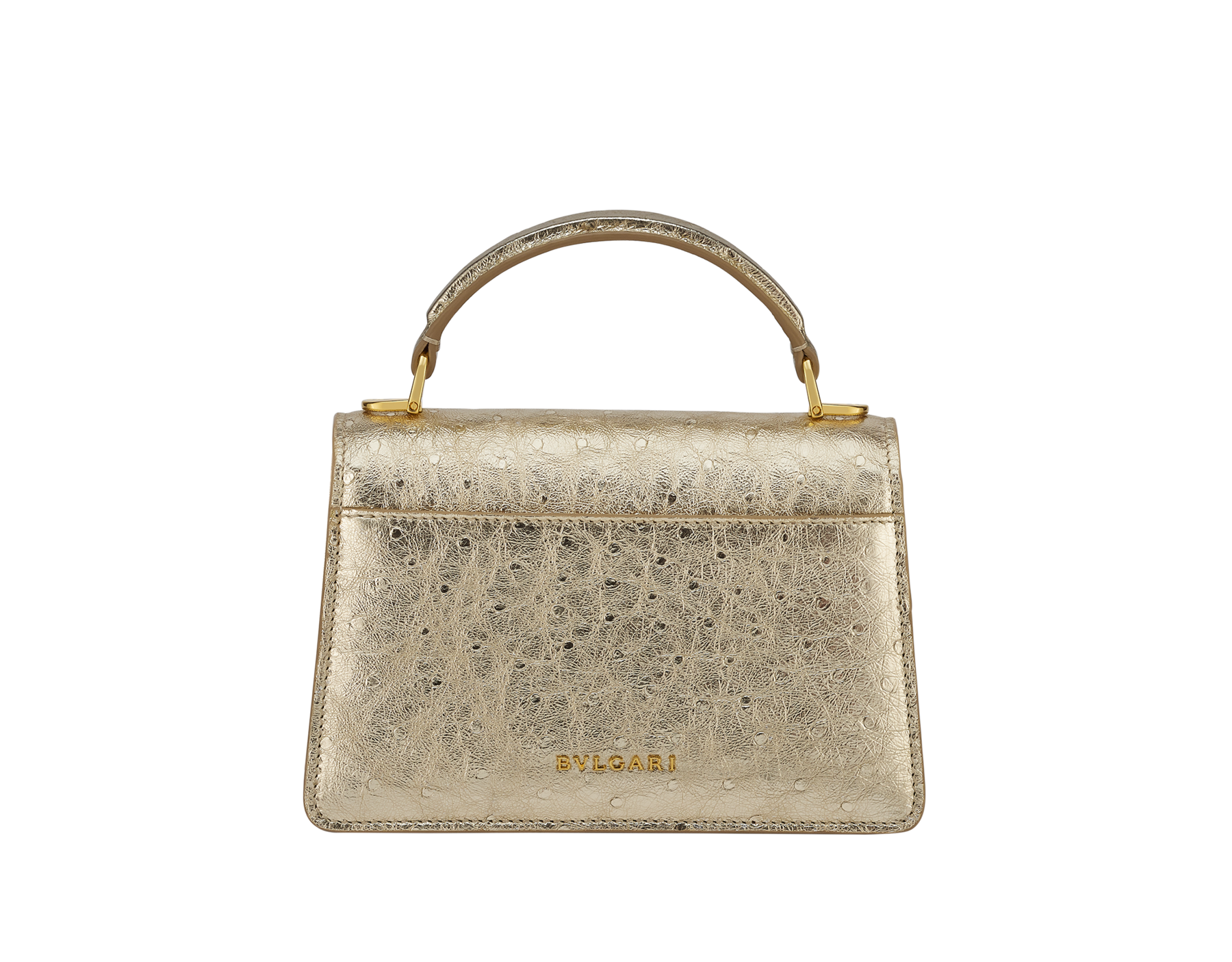Serpenti Forever Mini Top Handle Bag Ostrich Leather 293791 | Bags ...