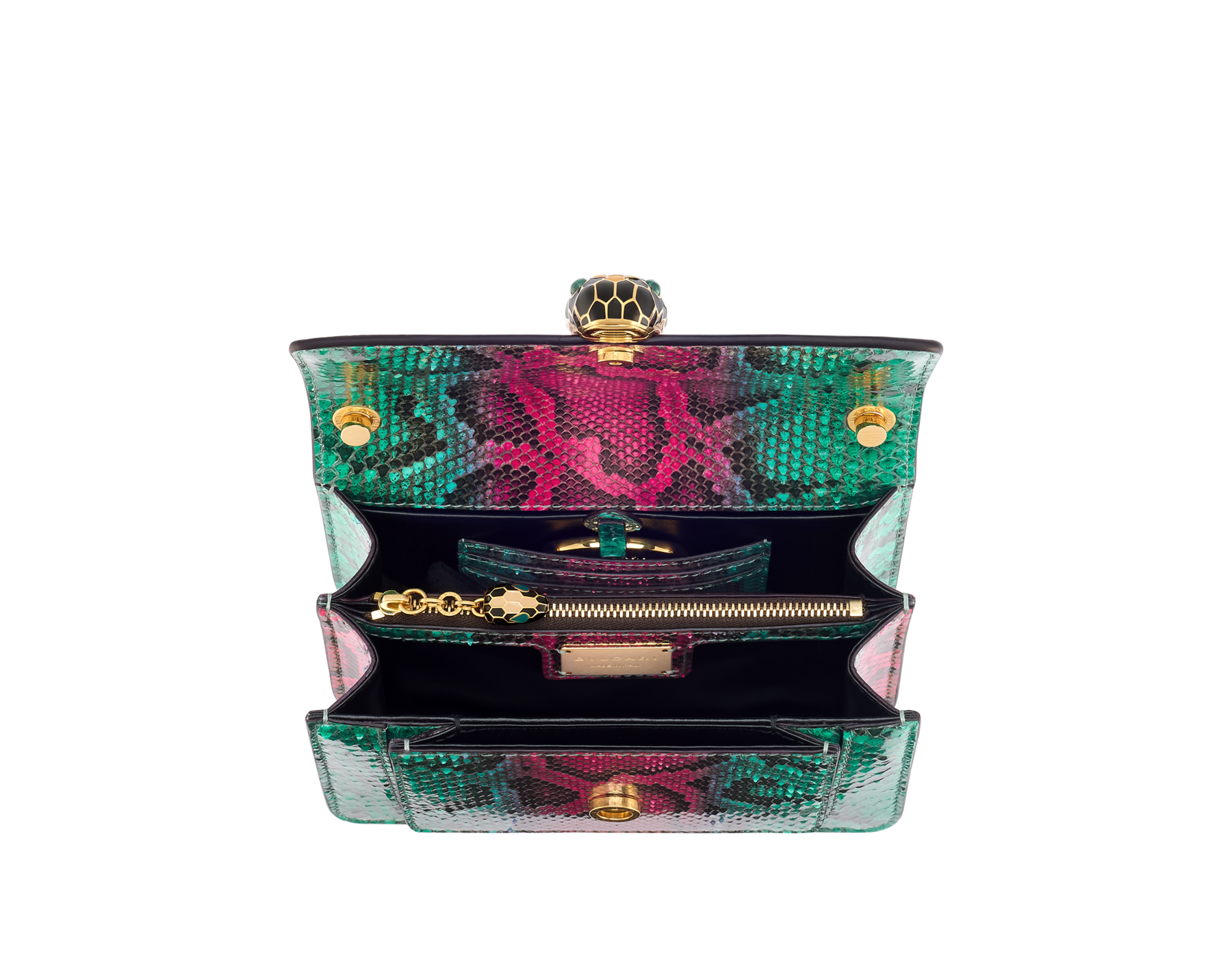 Serpenti Forever Crossbody Bag Python Leather 293317 | Bags | Bvlgari ...