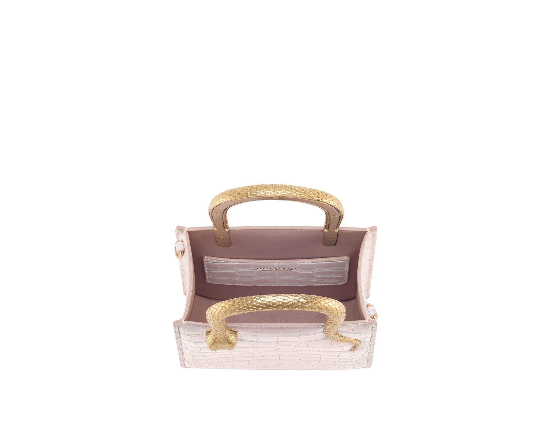 Serpentine Mini Tote Alligator 293444 | Bags | Bulgari Official Store