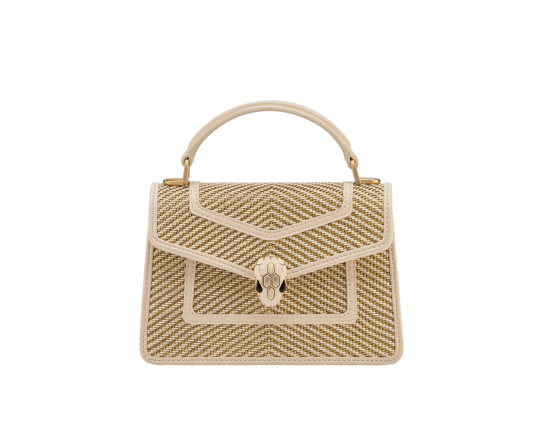 Serpenti Forever Mini Top Handle Bag Fabric 294226 | Bags | Bvlgari ...